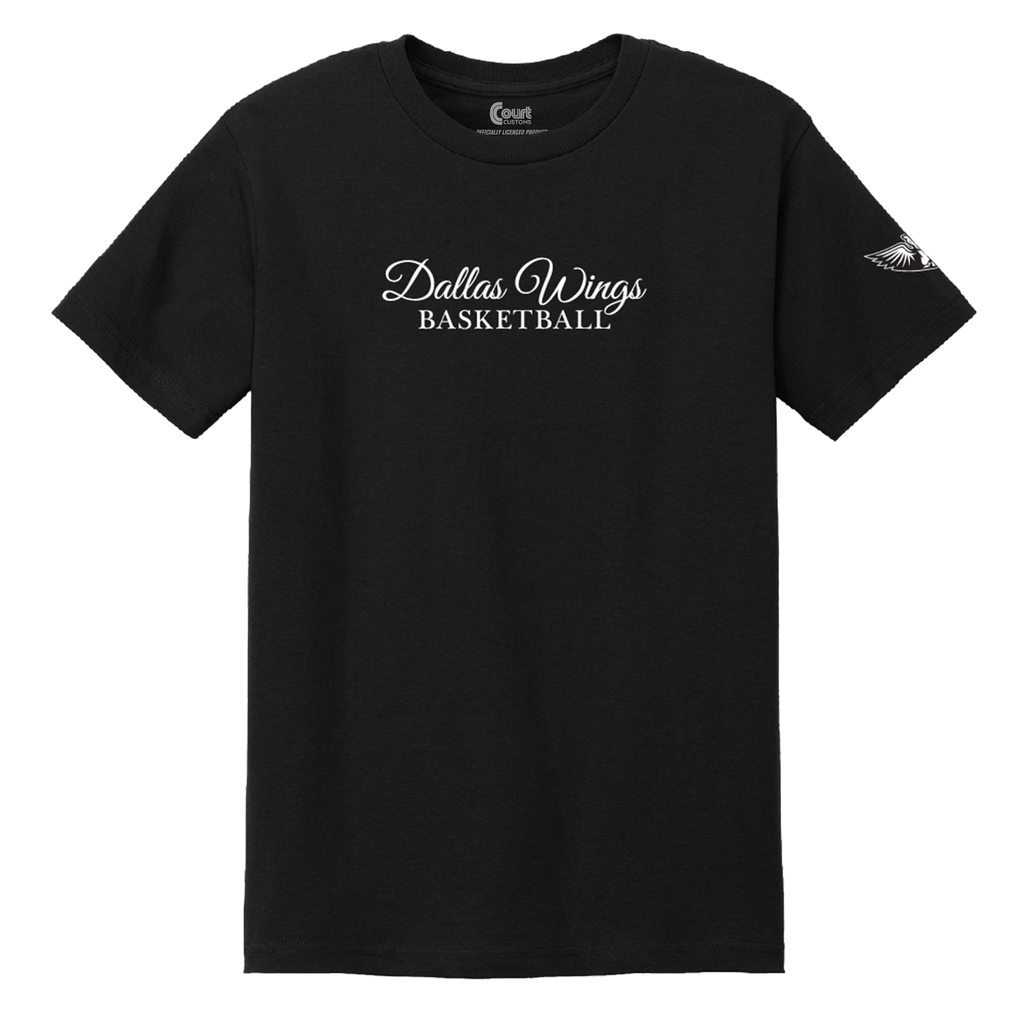 Dallas Wings Script wordmark T-Shirt – Dallas Wings Shop by Campus Customs