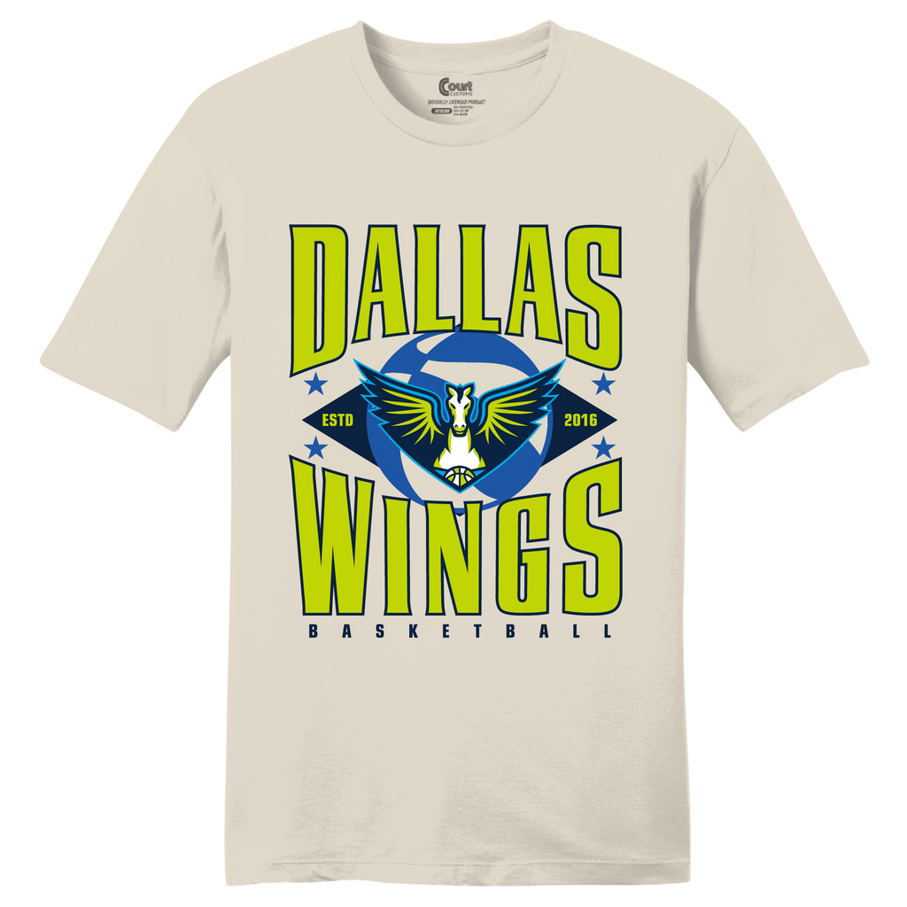 Dallas Wings Throwback Dallas Wings T-Shirt – Dallas Wings Shop by ...